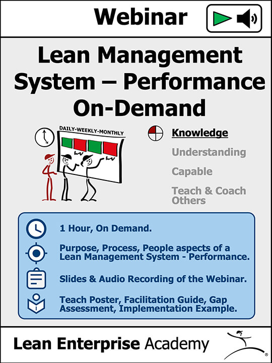 Management System – Performance On-Demand Webinar - Lean Enterprise Academy Management System – Performance On-Demand Webinar - Lean Enterprise Academy