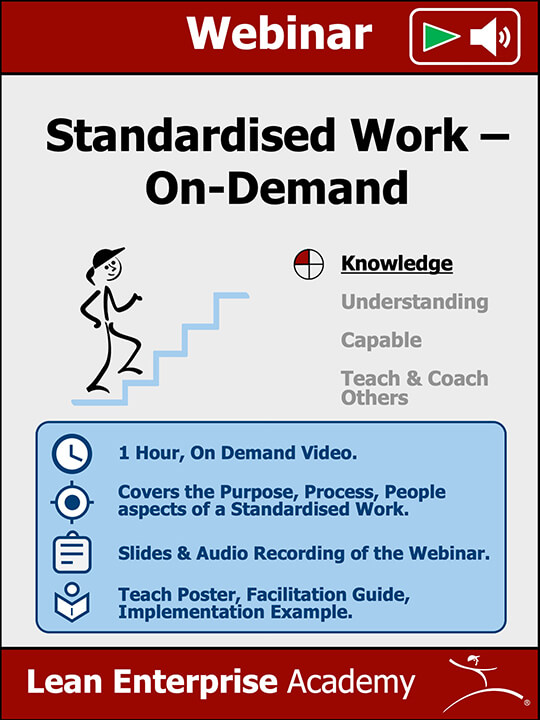 Standardised Work On-Demand Webinar - Lean Enterprise Academy Standardised Work On-Demand Webinar - Lean Enterprise Academy